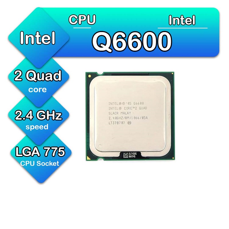 سی‌پی‌یو | مدل Q6600 - فروشگاه کامپیوتر سیفی